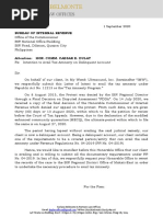 Request Letter To Assessors Office | PDF | Public Law | Common Law