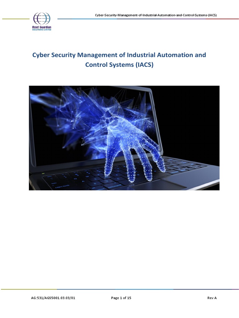 Cyber Security Management of Indutrial Automation and Control Systems ...