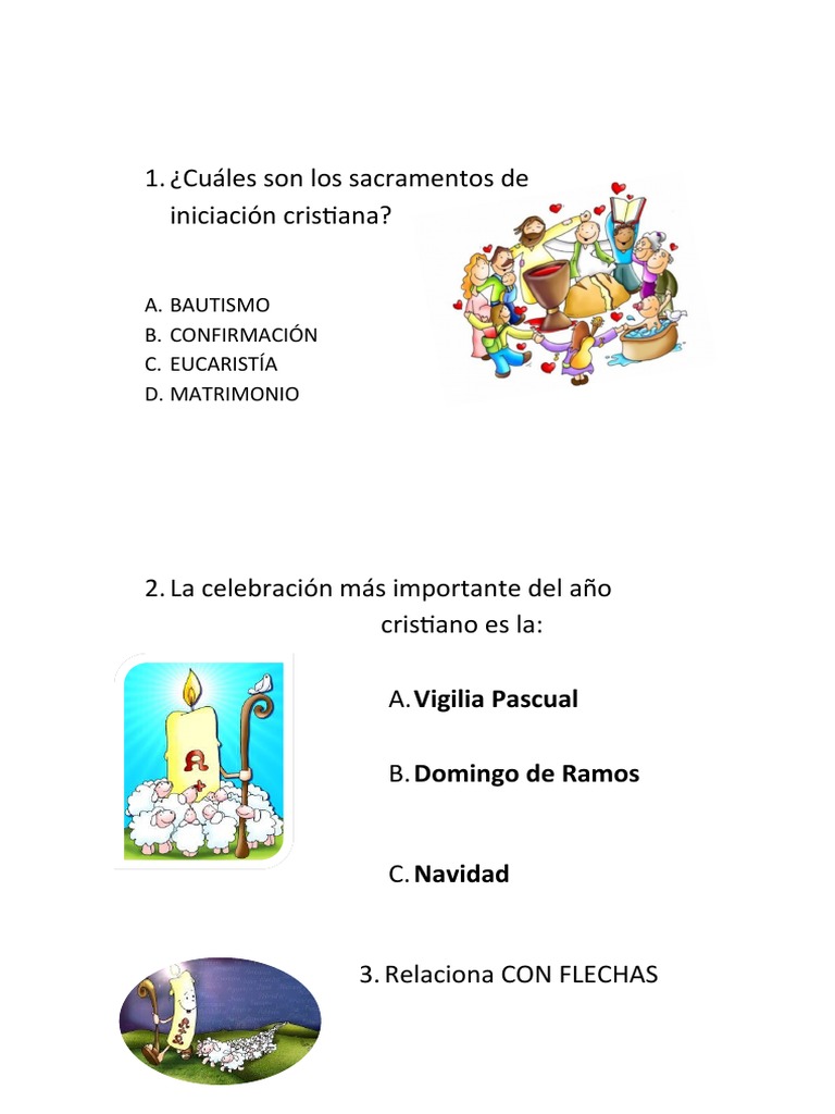 Cuáles Son Los Sacramentos de Iniciación Cristiana | PDF