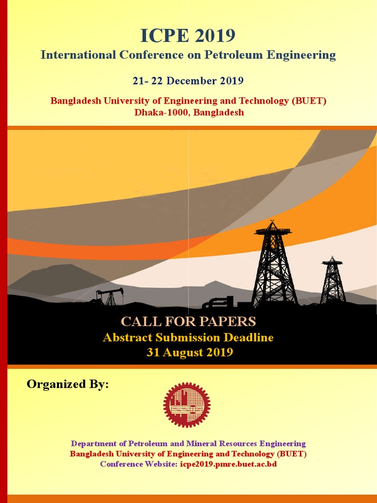 ICPE 2019 ICPE 2019: International Conference On Petroleum Engineering ...