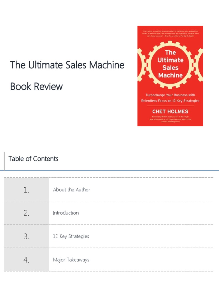 The Ultimate Sales Machine Summary | PDF | Sales | Marketing