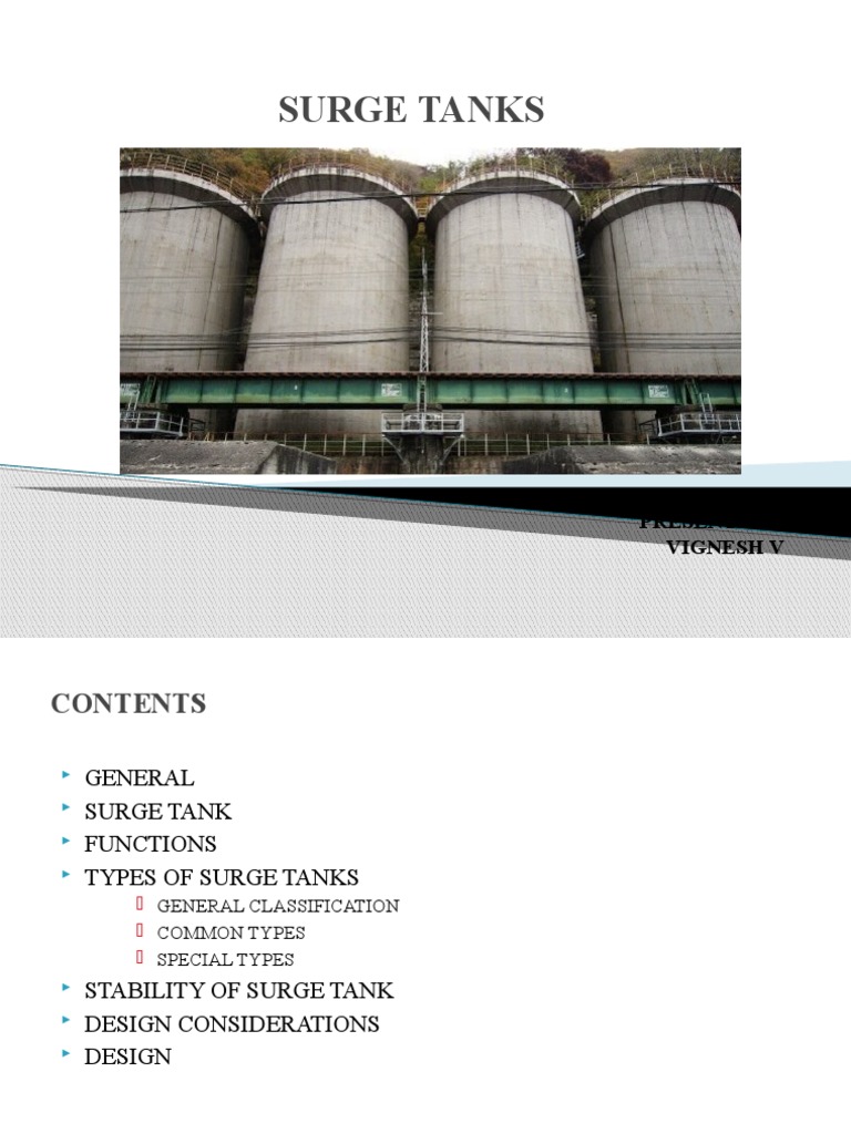 Surge Tanks | PDF | Gas Technologies | Mechanical Engineering