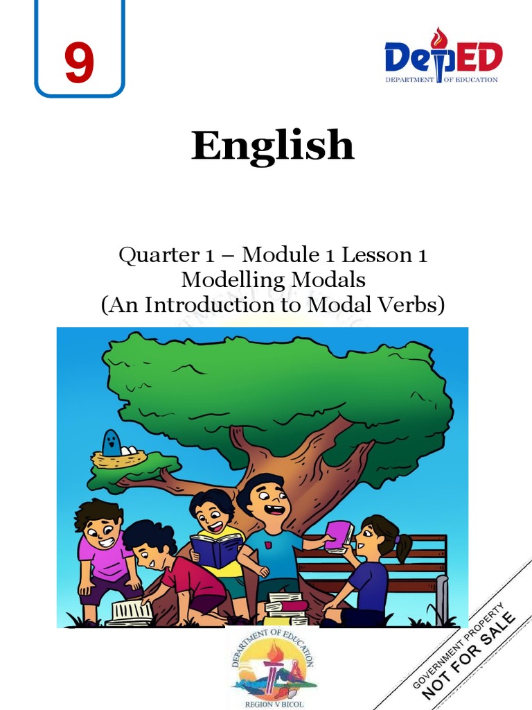 English: Quarter 1 - Module 1 Lesson 1 Modelling Modals (An ...