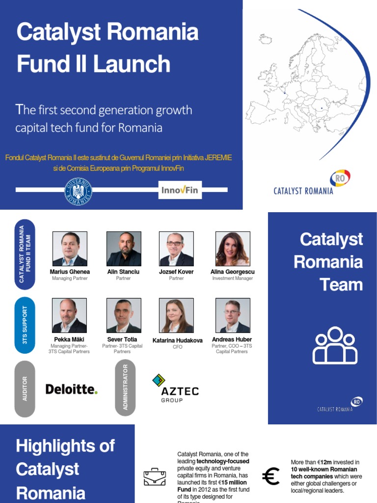 Catalyst Romania Fund II Launch: T He First Second Generation Growth ...