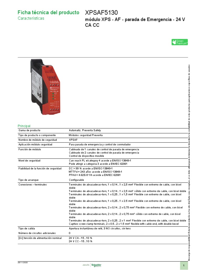 Preventa Xps - Xpsaf5130 | PDF