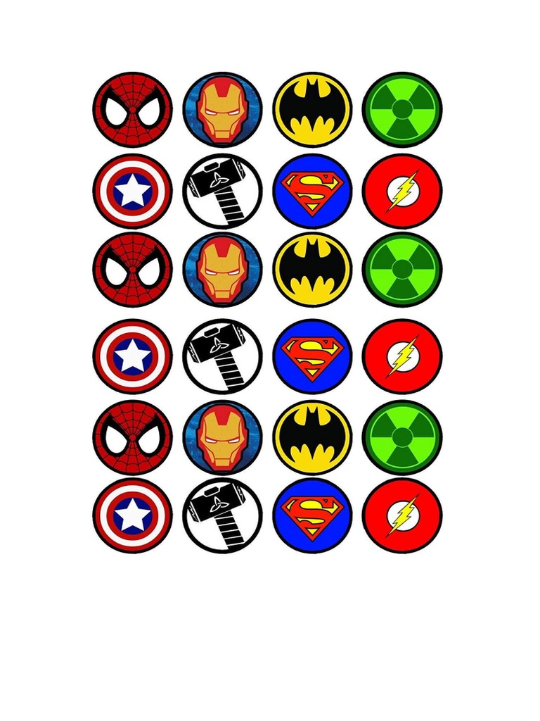 Super Hero Sticker | PDF