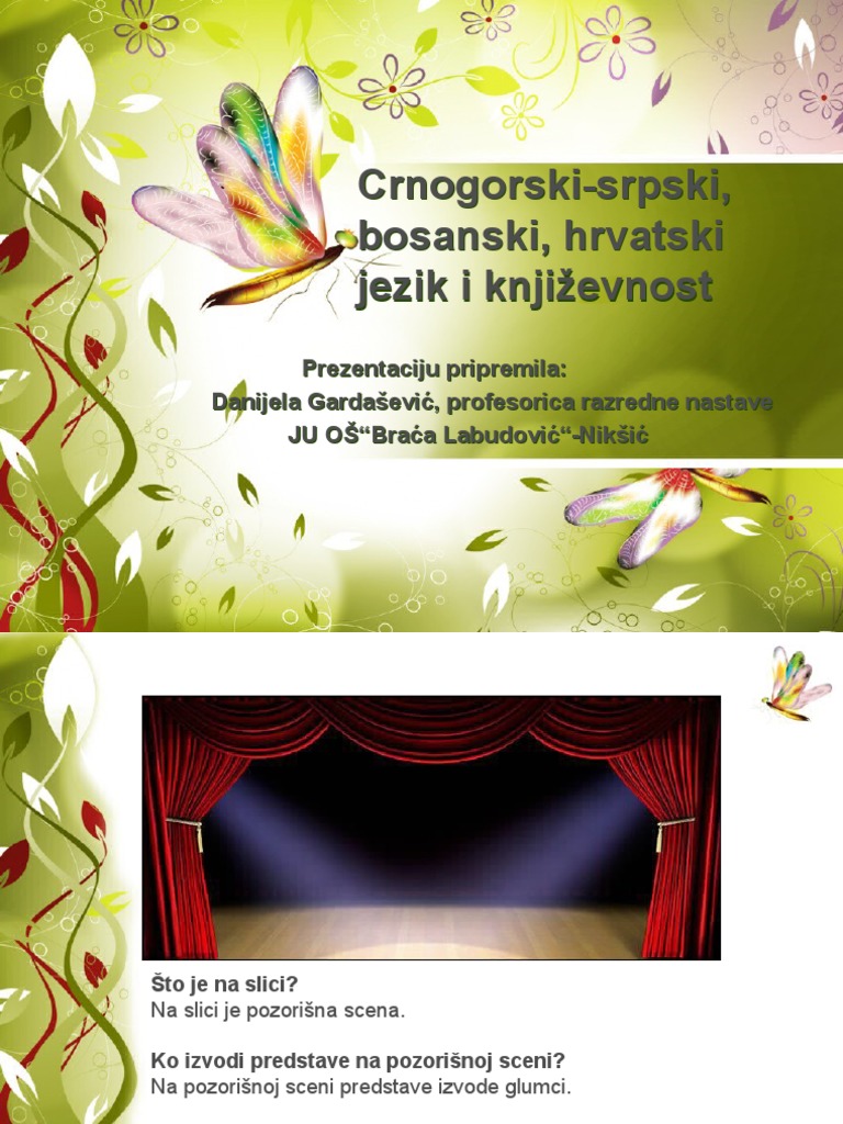 Dramski Tekst Zubobolja-Obrada | PDF