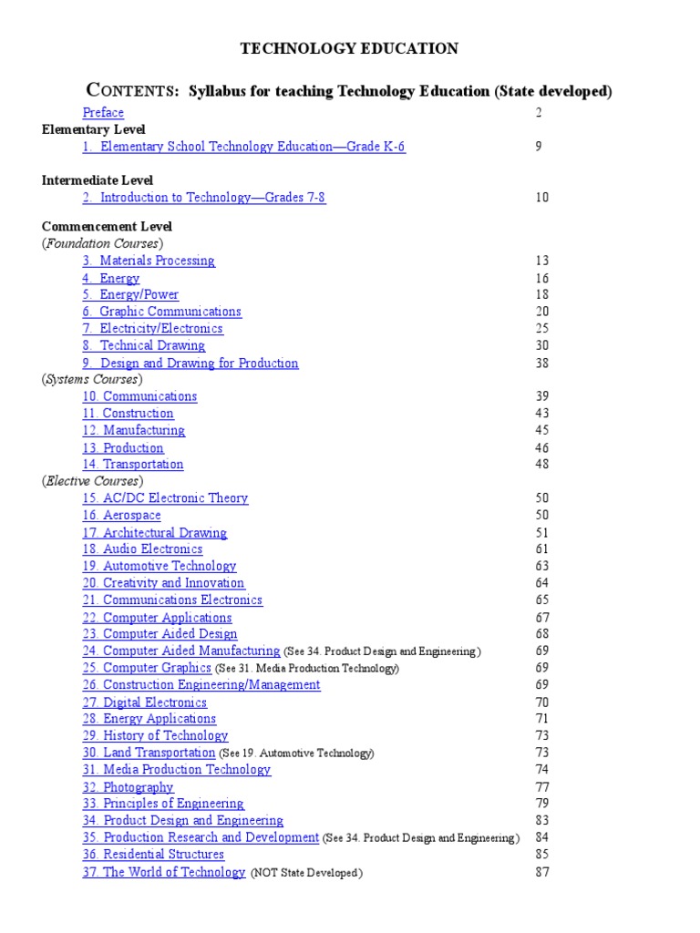 Technology Core Curriculum See Grades 7-8 | PDF | Nuclear Power ...