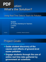 Clean Air Act - Lesson Plan Day 1 | PDF | Clean Air Act (United States ...