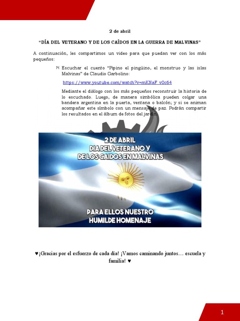 Actividades para el Día del Veterano | PDF