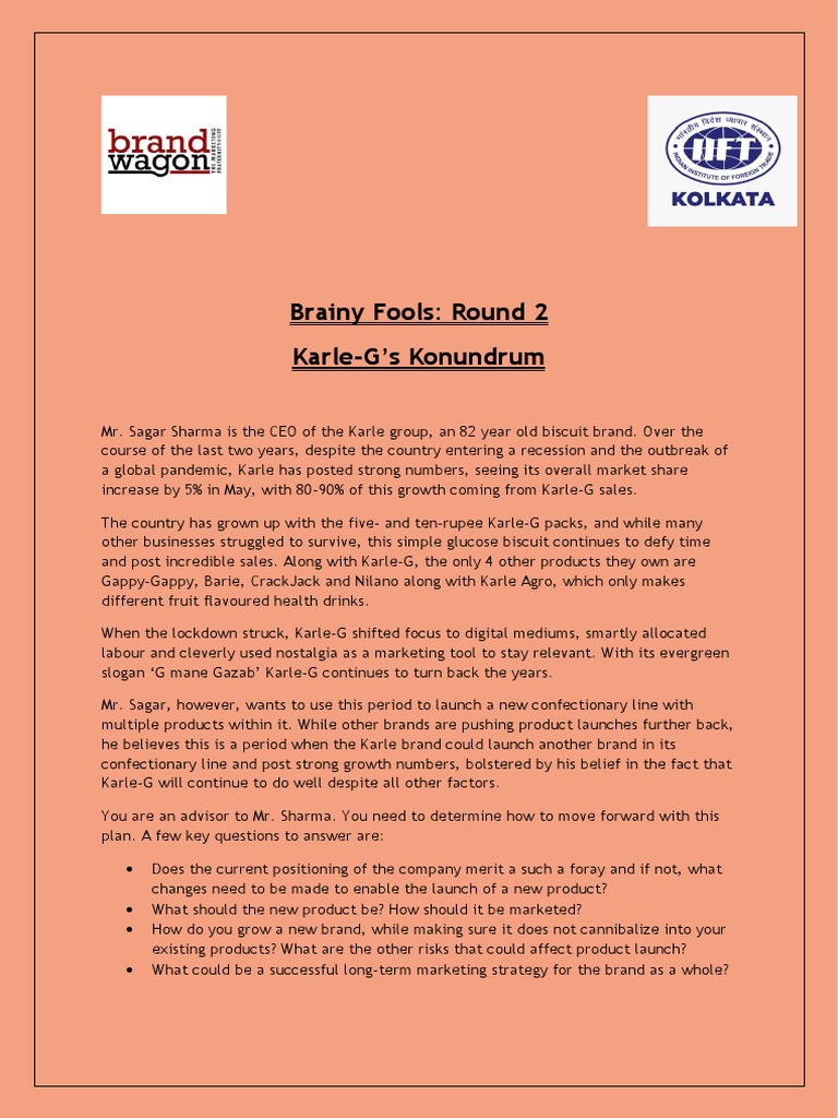 5fb746da7aafa Brainy Fools Round 2 PDF | PDF
