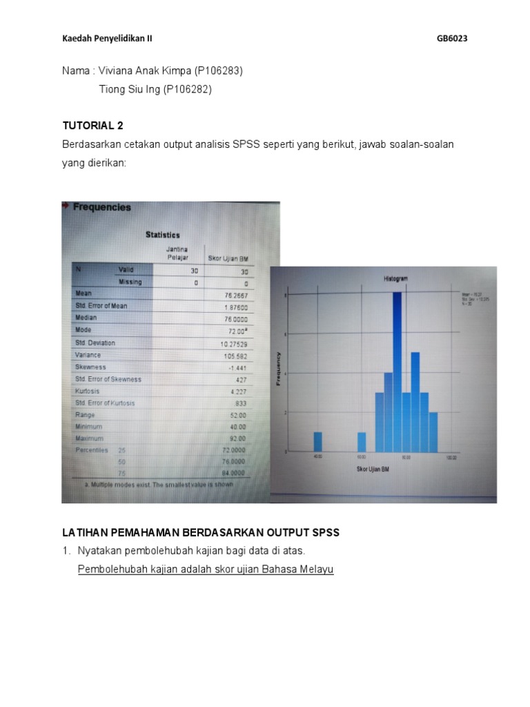 Tutorial 2 | PDF