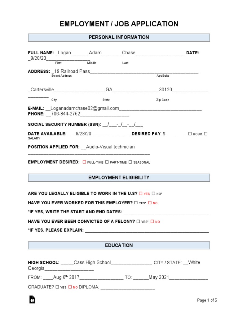 Job Application | PDF | Career & Growth | Finance & Money Management