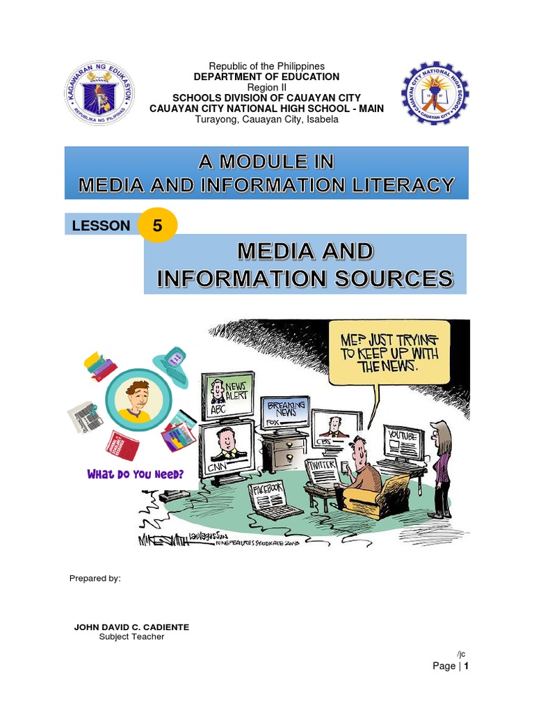 Module 5 - Media and Information Sources | PDF | World Wide Web ...