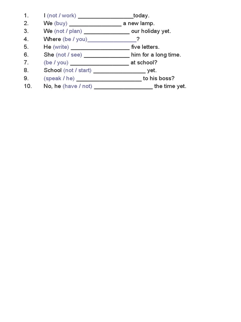 Present Perfect 2 | PDF