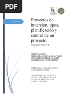 PROYECTO DE INVERSION Ejemplos | PDF | Inversiones | Diseño