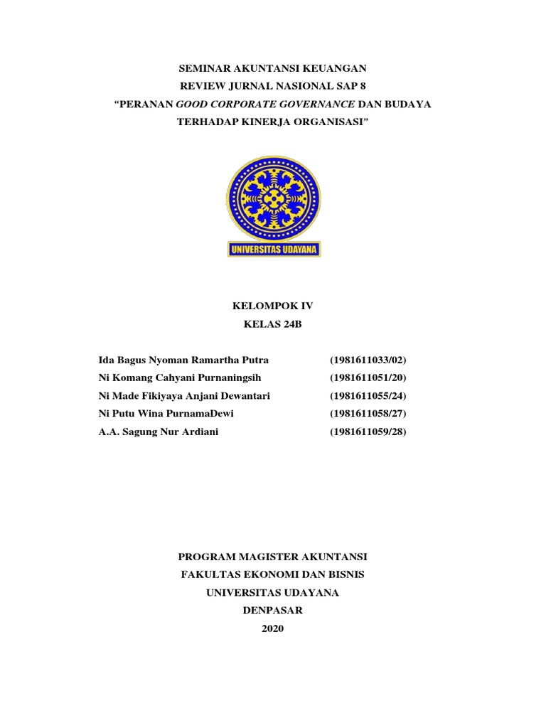 Review Jurnal Nasional Sap 8 KLP Iv | PDF | Karier & Perkembangan