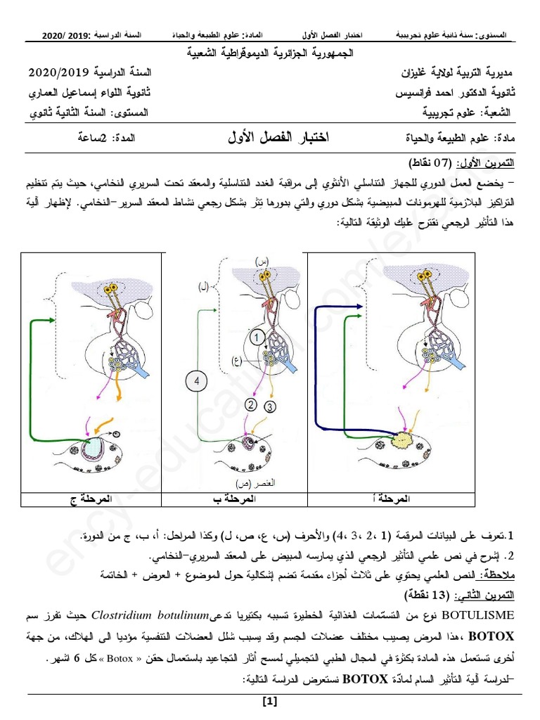 2as Sciences Compo t1 2 PDF | PDF