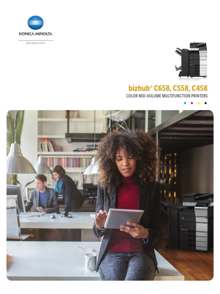 Bizhub C658, C558, C458: Color Mid-Volume Multifunction Printers | PDF ...