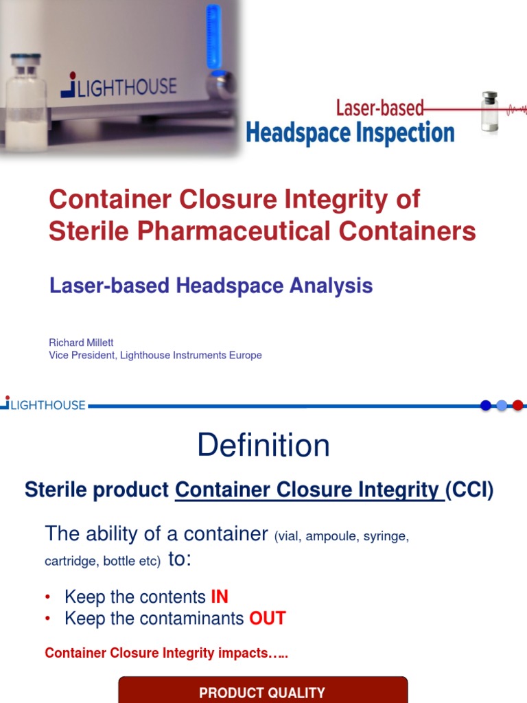 Laser-Based CCI Testing in Pharmaceuticals | PDF | Diffusion | Oxygen