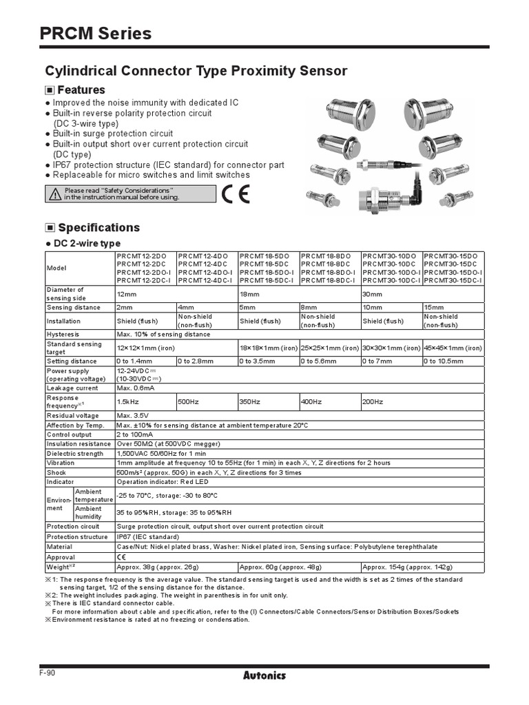PRCM Series Catalogue EN PDF | PDF | Electrical Connector | Switch
