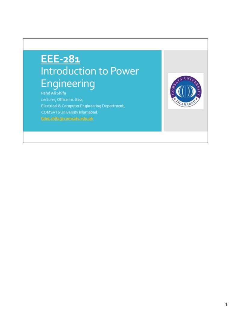 Power Engineering Basics | PDF | Electric Power Distribution ...