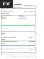 5D Problem Solving Report Template | PDF