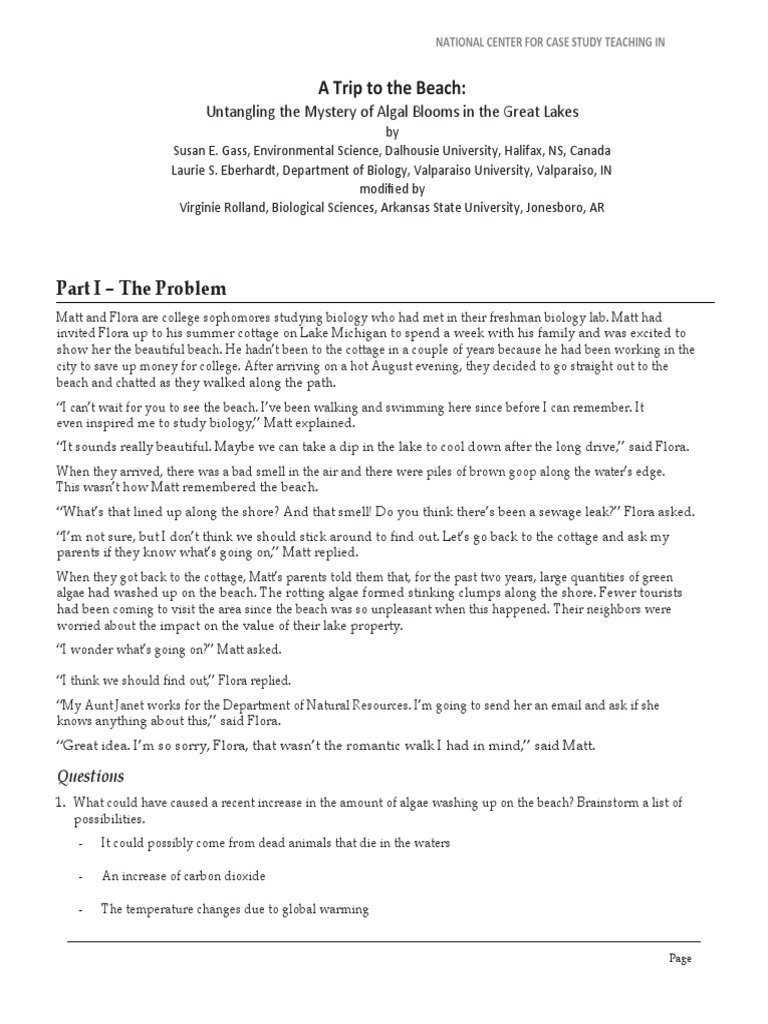 Ecology Activity Wordk | PDF | Phytoplankton | Mussel