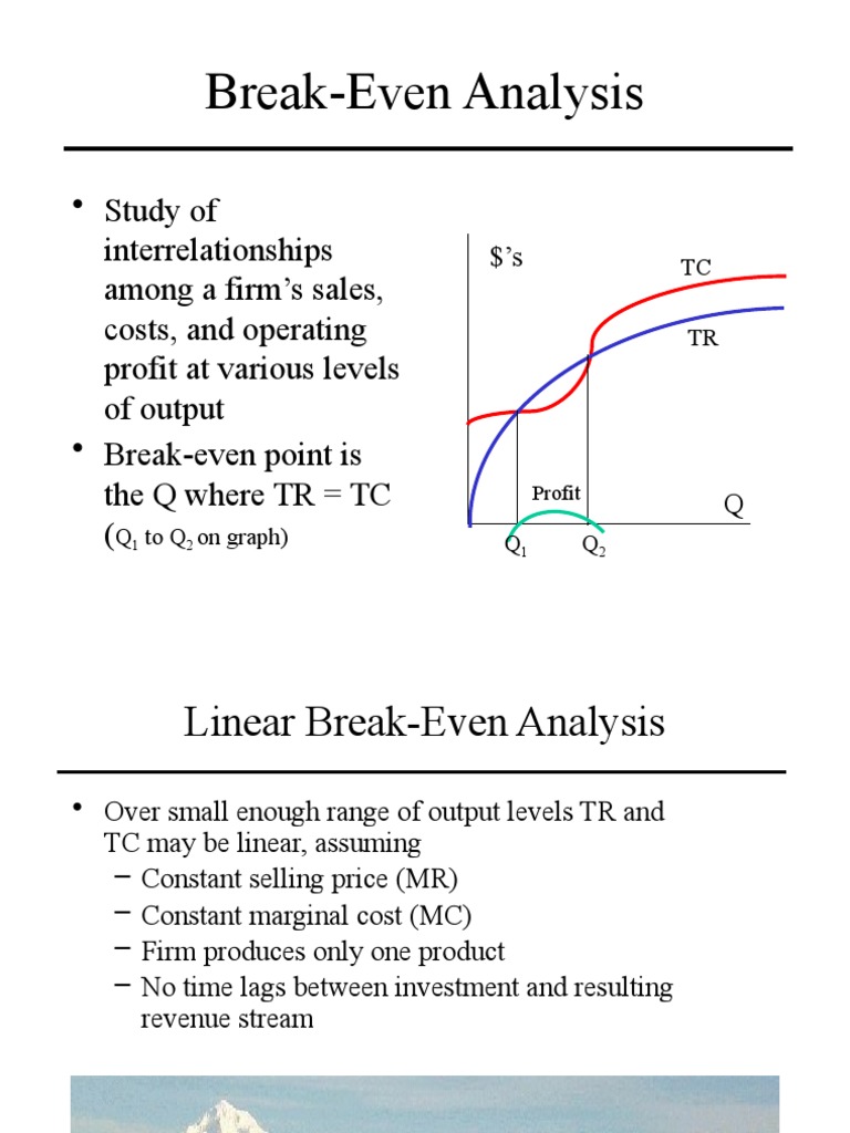 Break Even | PDF | Business | Business Economics