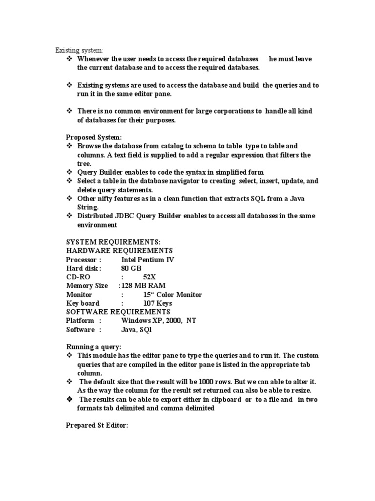 Existing System | PDF | Databases | Digital Technology