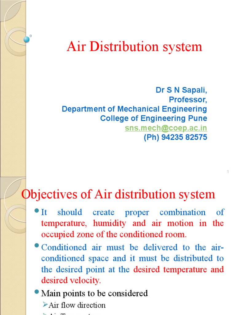 18 Air Distribution System | PDF | Flow Measurement | Atmosphere Of Earth