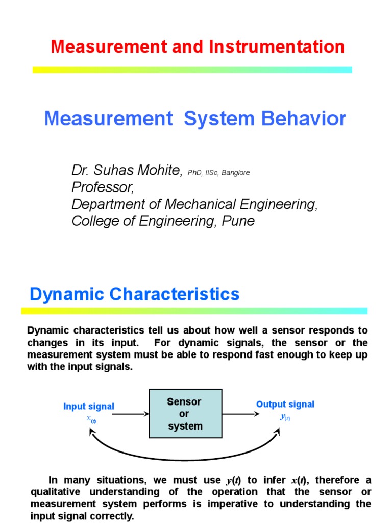 Measurement and Instrumentation | PDF