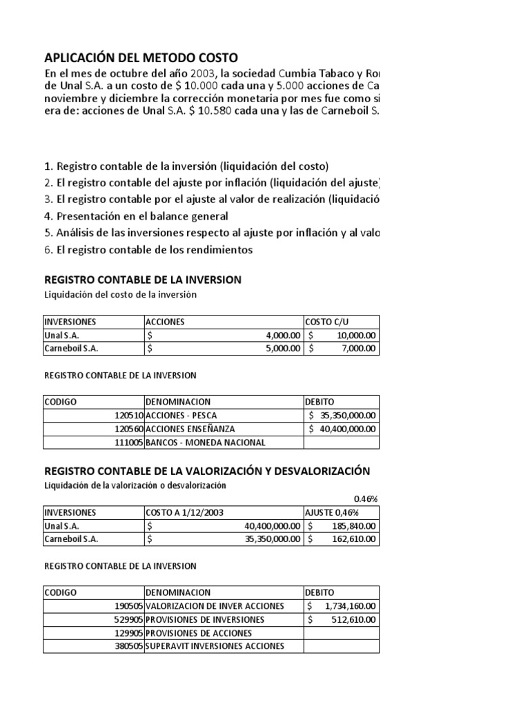 EJERCICIO | PDF | Compartir (Finanzas) | Dividendo
