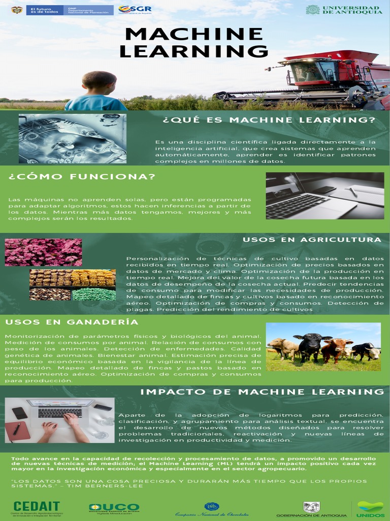 Infografía: Machine Learning | PDF | Aprendizaje automático | Ganadería