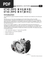 6f35 Rebuild Manual | PDF | Automatic Transmission | Manual Transmission