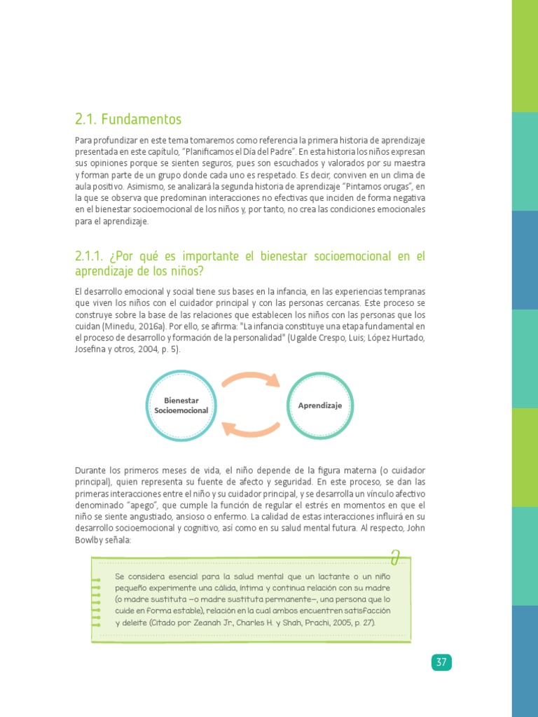 Informacion Interacciones Bienestar Socio Emocional PDF | PDF | Adultos | Las emociones