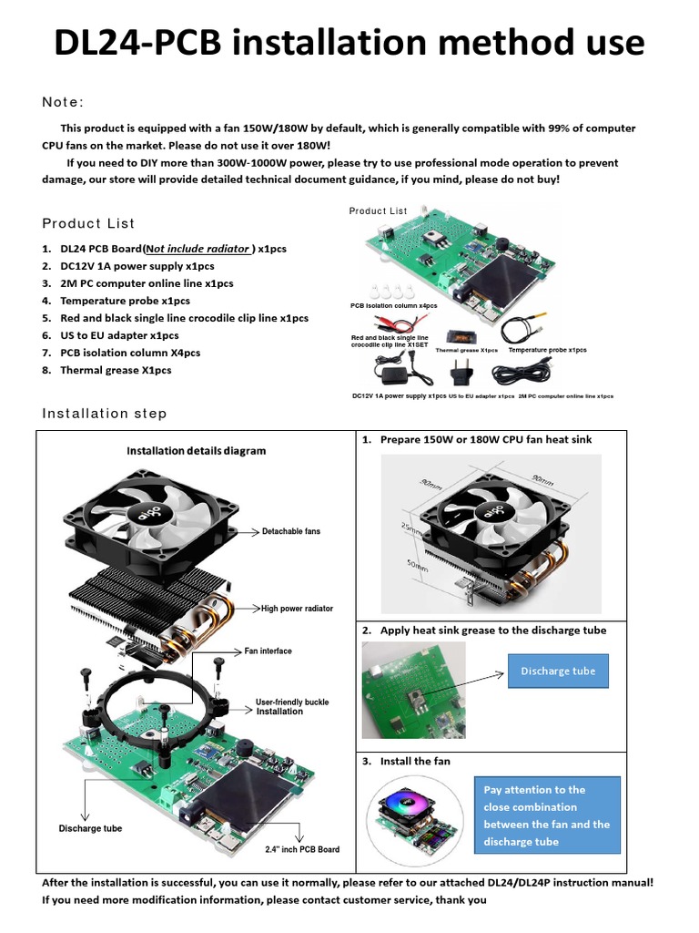 DL24 PCB Installation Guide | PDF | Printed Circuit Board | Electrical ...