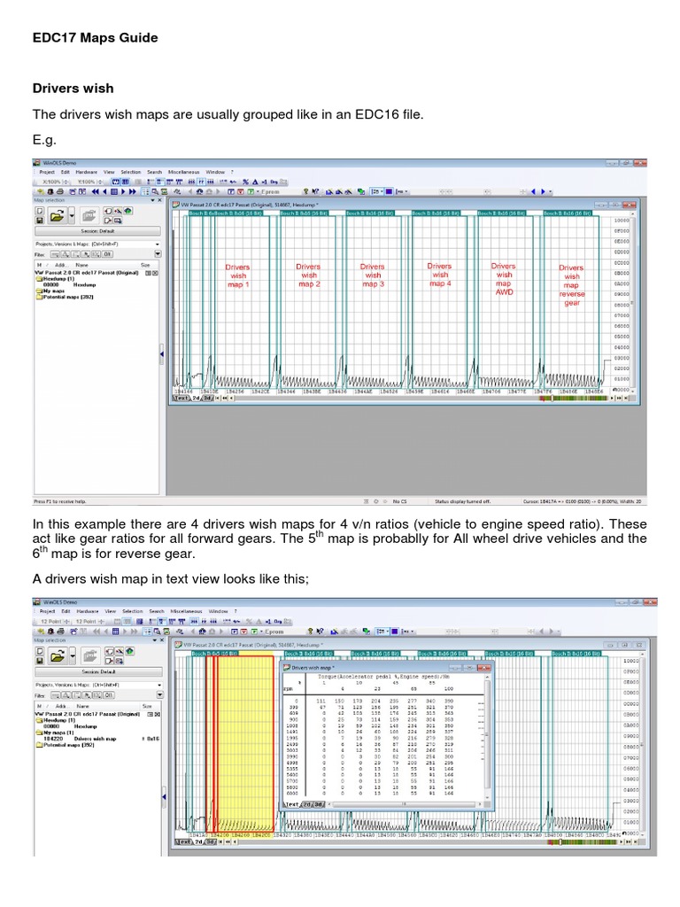 EDC17 Maps Guide: TH TH | PDF | Turbocharger | Diesel Engine