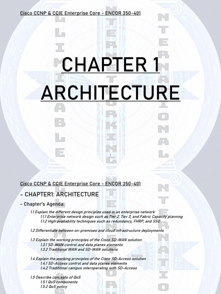 Chapter1 - Architecture | PDF | Quality Of Service | Computer Network
