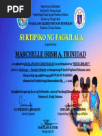 Certificate of Appreciation-Final Template - Tagalog-Edited | PDF