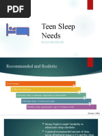 Sleep Hygiene Teen Handout | PDF | Sleep | Adolescence