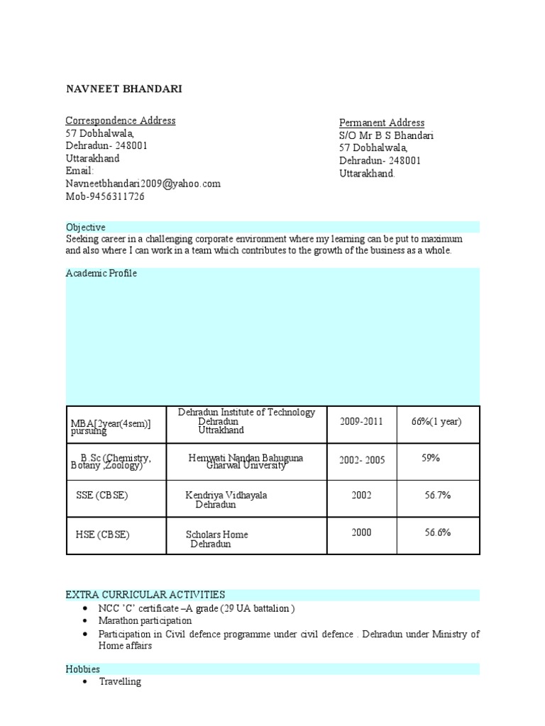 Navneet Resume | PDF