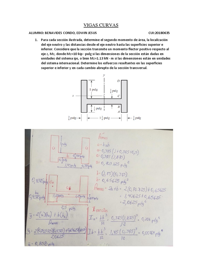 Vigas Curvas PDF | PDF