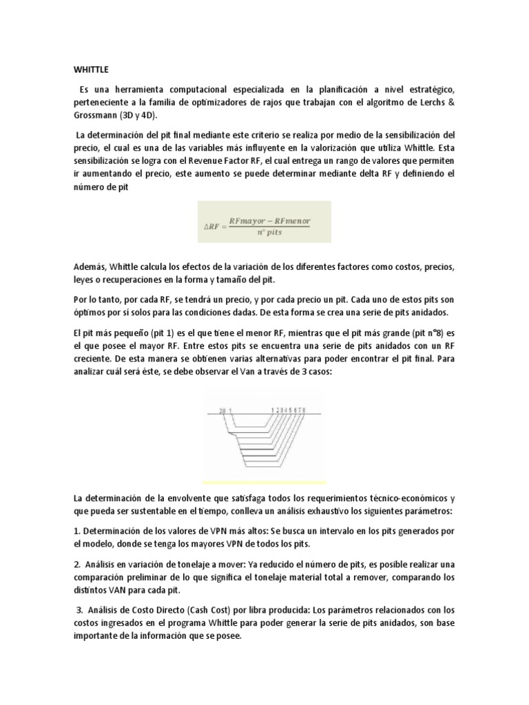WHITTLE | PDF | Planificación | Informática y tecnología de la información