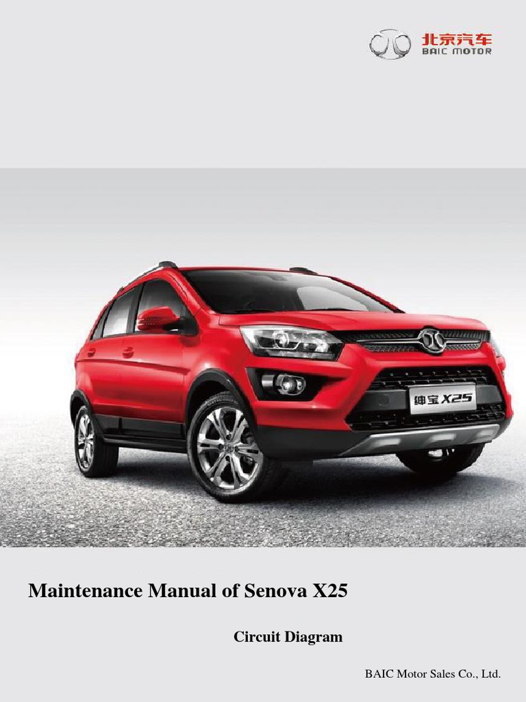 BAIC X25 Circuit Diagram-EN-1 PDF | PDF | Fuse (Electrical) | Anti Lock ...