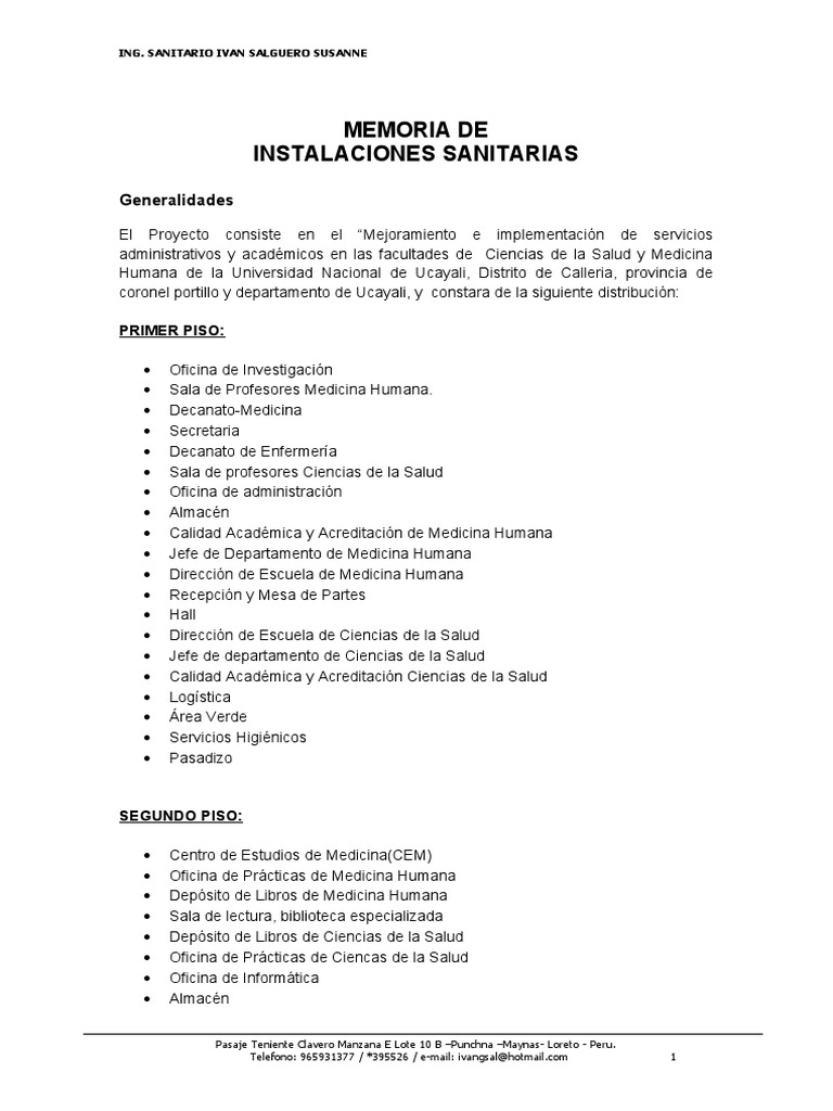 MD Sanitarias | PDF | Colector de aguas pluviales | Agua