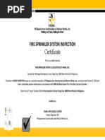 AFSS Installation Fire Safety Clearance | PDF | Fire Safety | Fire ...