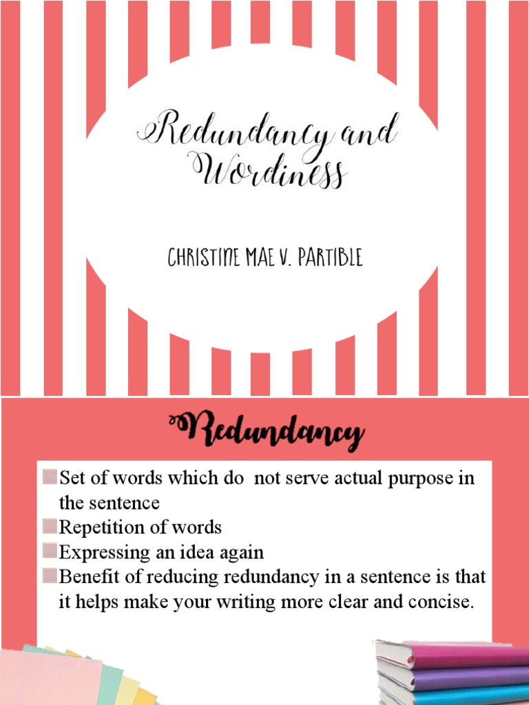 Redundancy and Wordiness | PDF