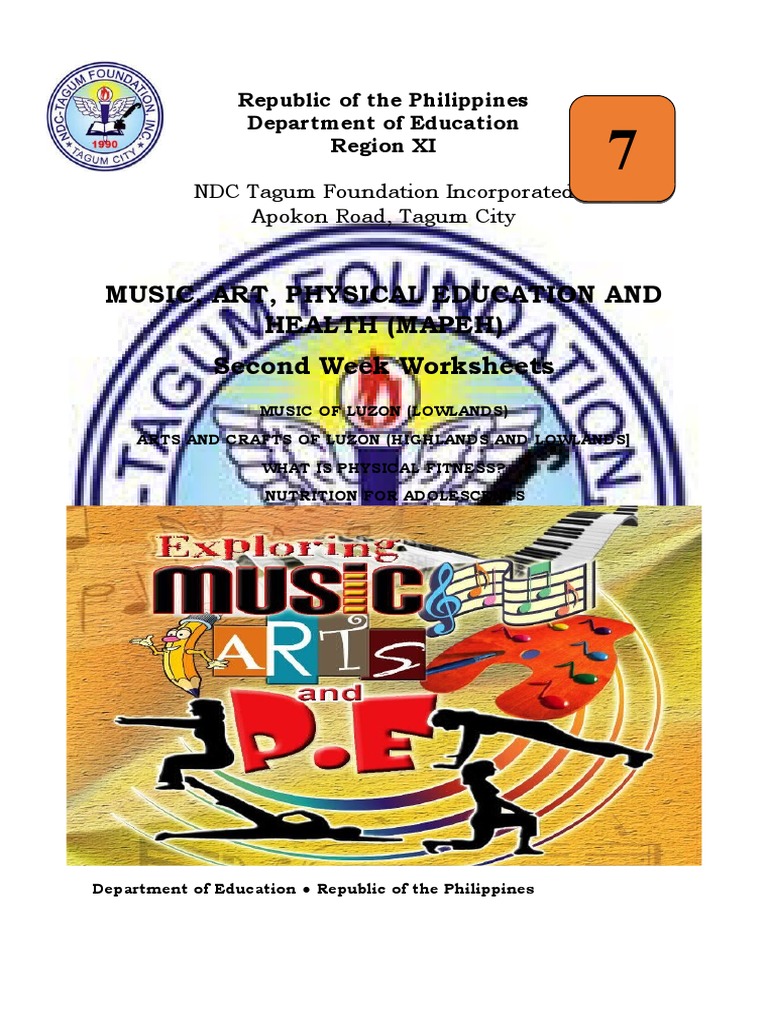 Grade 7 Mapeh Worksheet Word | PDF | Physical Fitness | Muscle