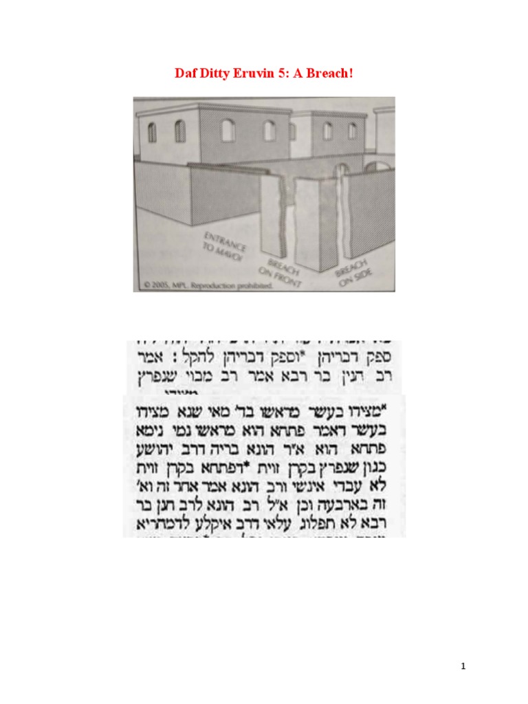 Eruvin 5 | Download Free PDF | Jewish Law | Jews And Judaism